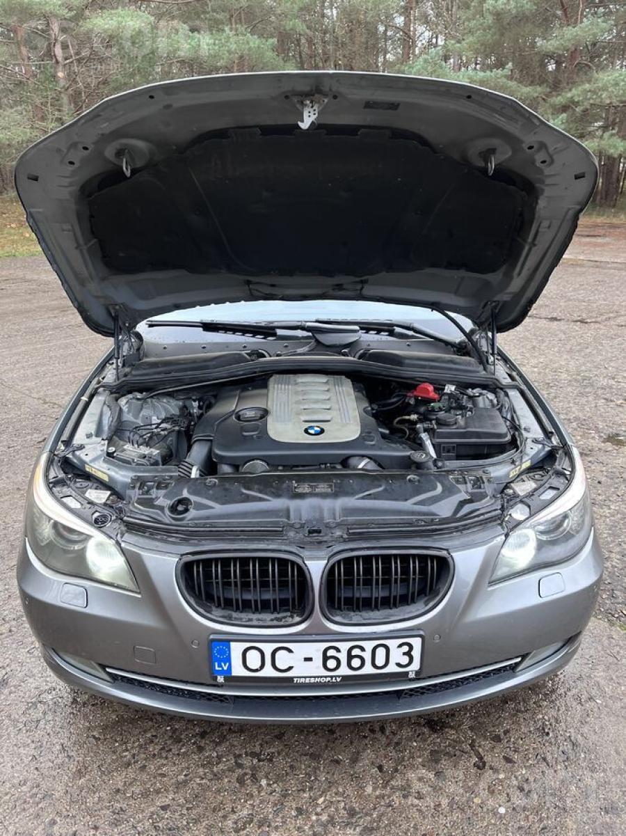 Pelēks BMW 530 2007 Liepāja, ar dzinēja tilpumu 3.00 L un nobraukumu 388 tūkst. km par 5499 €, foto 10 vietnē AUTOMOTO.COM.LV