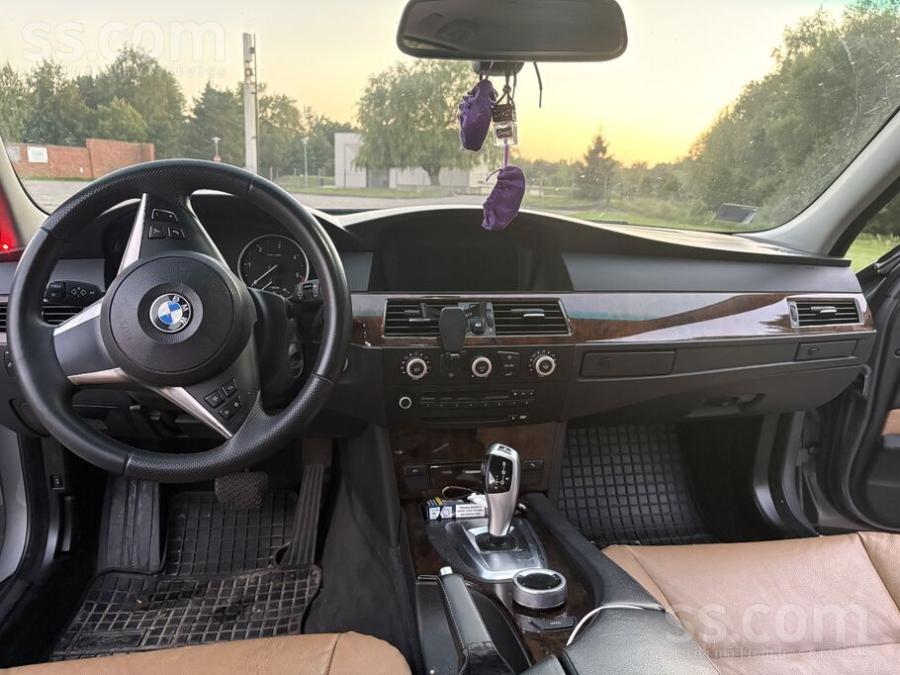 Pelēks BMW 530 2007 Liepāja, ar dzinēja tilpumu 3.00 L un nobraukumu 388 tūkst. km par 5499 €, foto 14 vietnē AUTOMOTO.COM.LV
