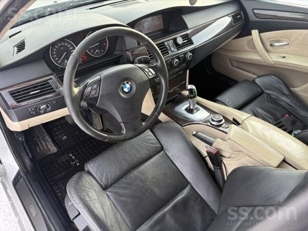 Pelēks BMW 530 2007 Rēzekne, ar dzinēja tilpumu 3.00 L un nobraukumu 254 tūkst. km par 4270 €, foto 5 vietnē AUTOMOTO.COM.LV