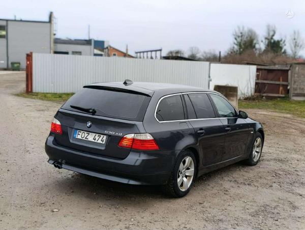 Grey BMW 530 2007 in Kaunas, with an engine capacity of 2.99 L and mileage of 320 thousand km for 3400 €, photo 9 on AUTOMOTO.COM.LV