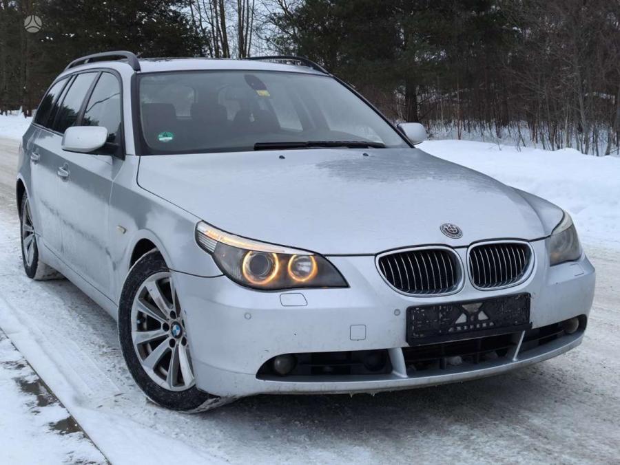 Grey BMW 530 2007 in Tallinn, with an engine capacity of 2.99 L and mileage of 308 thousand km for 3000 €, photo 1 on AUTOMOTO.COM.LV
