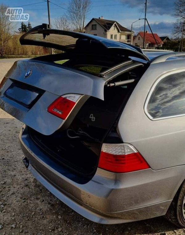 Grey BMW 530 2007 in Kelme, with an engine capacity of 3.00 L and mileage of 410 thousand km for 4650 €, photo 8 on AUTOMOTO.COM.LV