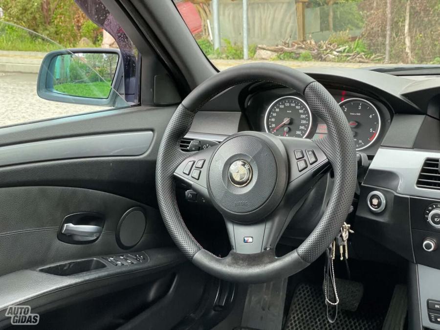 Grey BMW 530 2007 in Skuodas, with an engine capacity of 3.00 L and mileage of 375 thousand km for 7400 €, photo 10 on AUTOMOTO.COM.LV
