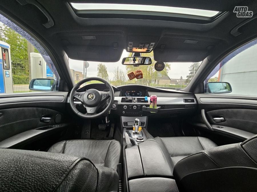 Grey BMW 530 2007 in Skuodas, with an engine capacity of 3.00 L and mileage of 375 thousand km for 7400 €, photo 11 on AUTOMOTO.COM.LV