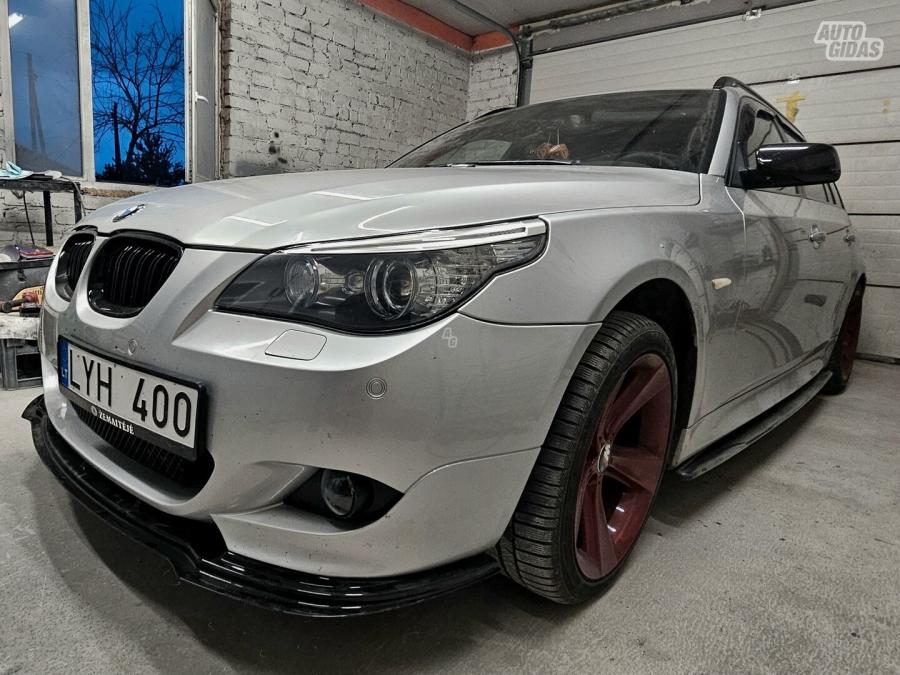 Grey BMW 530 2007 in Skuodas, with an engine capacity of 3.00 L and mileage of 375 thousand km for 7400 €, photo 12 on AUTOMOTO.COM.LV