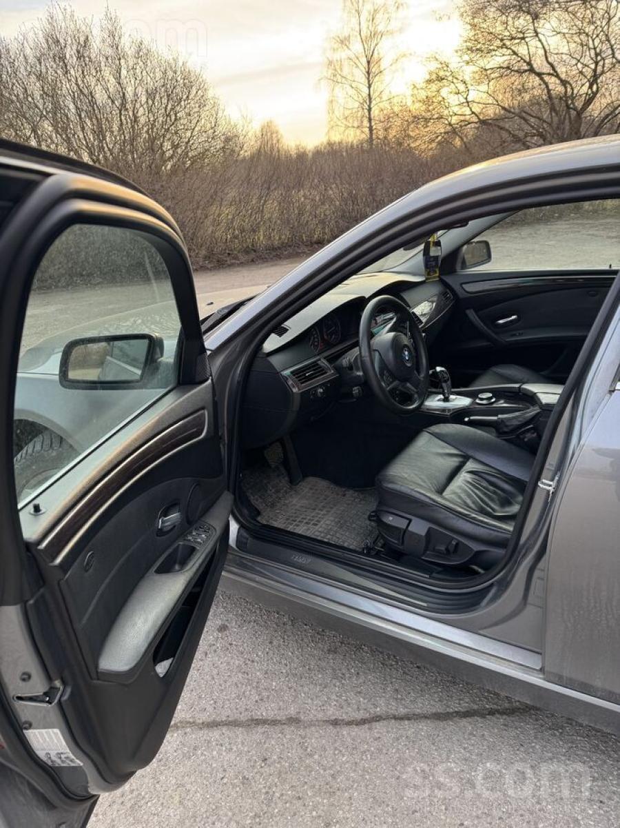 Pelēks BMW 530 2007 Rīga, ar dzinēja tilpumu 3.00 L un nobraukumu 375 tūkst. km par 3600 €, foto 4 vietnē AUTOMOTO.COM.LV