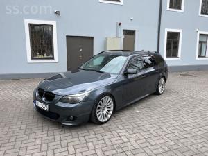 Grey BMW 530 2007 in Riga, with an engine capacity of 3.00 L and mileage of 368 thousand km for 5900 €, photo  on AUTOMOTO.COM.LV