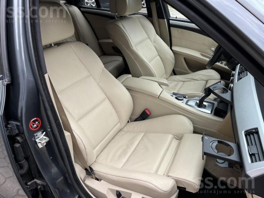 Pelēks BMW 530 2007 Rīga, ar dzinēja tilpumu 3.00 L un nobraukumu 368 tūkst. km par 5900 €, foto 10 vietnē AUTOMOTO.COM.LV