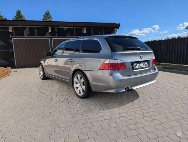 Grey BMW 530 2007 in Vilnius, with an engine capacity of 2.99 L and mileage of 475 thousand km for 3600 €, photo 4 on AUTOMOTO.COM.LV