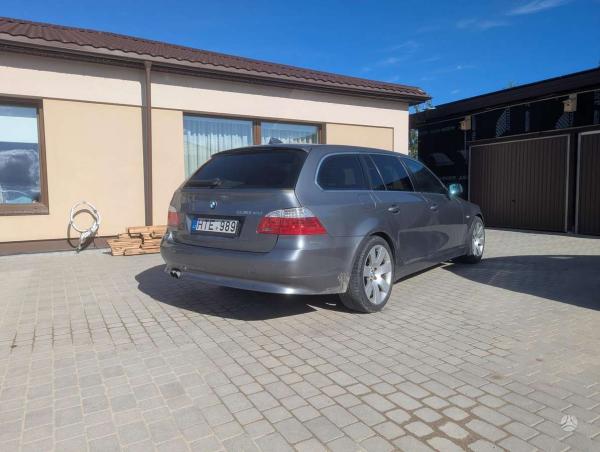 Grey BMW 530 2007 in Vilnius, with an engine capacity of 2.99 L and mileage of 475 thousand km for 3600 €, photo 6 on AUTOMOTO.COM.LV