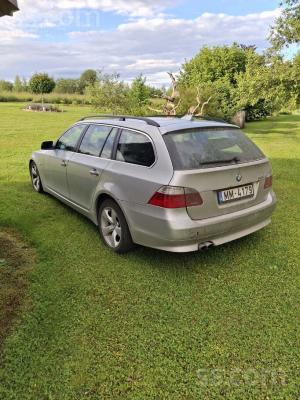 Grey BMW 530 2007 in Riga, with an engine capacity of 3.00 L and mileage of 326 thousand km for 3500 €, photo  on AUTOMOTO.COM.LV