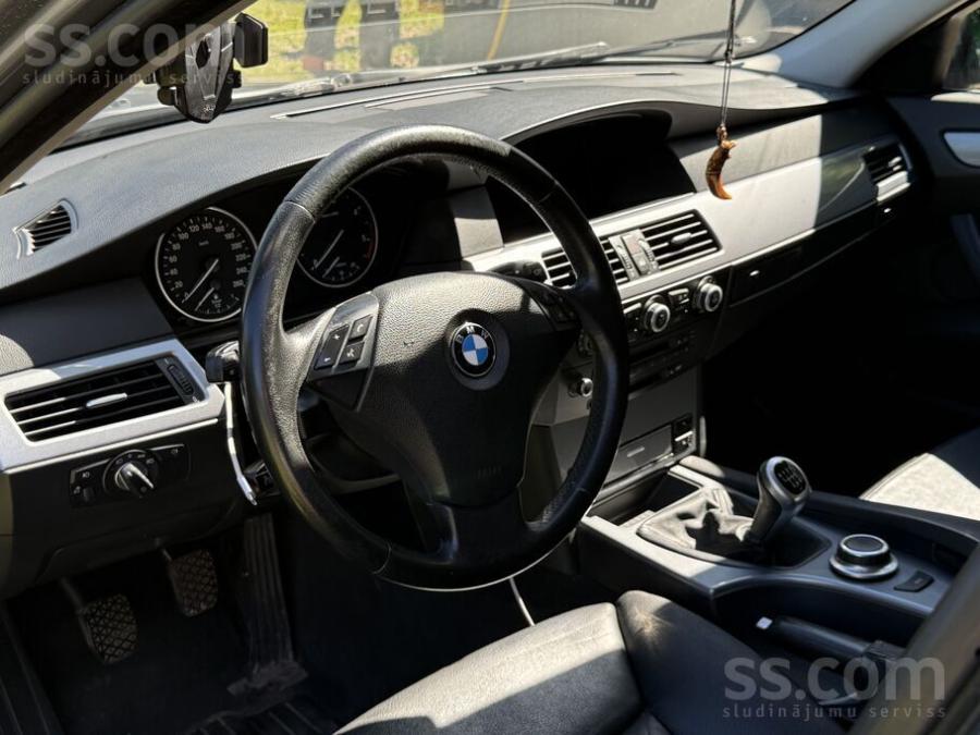 Pelēks BMW 530 2007 Rīga, ar dzinēja tilpumu 3.00 L un nobraukumu 338 tūkst. km par 5500 €, foto 10 vietnē AUTOMOTO.COM.LV