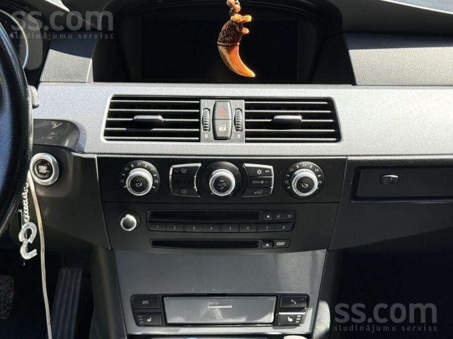 Pelēks BMW 530 2007 Rīga, ar dzinēja tilpumu 3.00 L un nobraukumu 338 tūkst. km par 5500 €, foto 14 vietnē AUTOMOTO.COM.LV