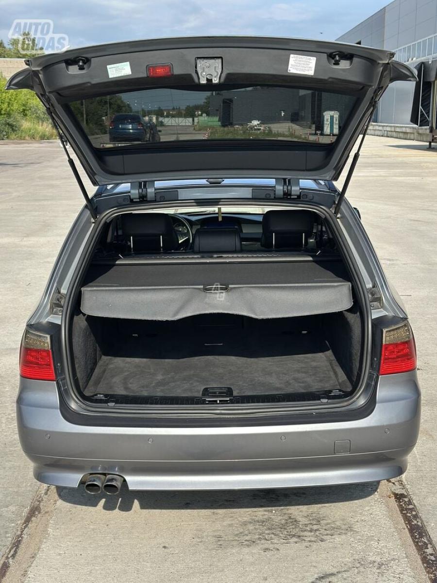 Grey BMW 530 2007 in Alytus, with an engine capacity of 3.00 L and mileage of 450 thousand km for 4900 €, photo 17 on AUTOMOTO.COM.LV