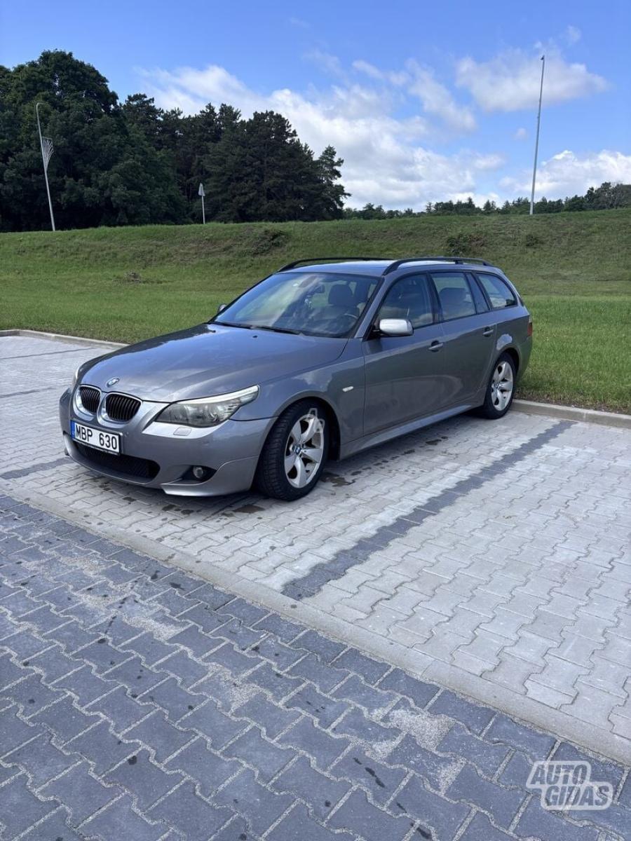 Pelēks BMW 530 2007 Jurbarkas, ar dzinēja tilpumu 3.00 L un nobraukumu 286 tūkst. km par 5100 €, foto 1 vietnē AUTOMOTO.COM.LV