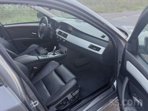 Pelēks BMW 530 2007 Daugavpils, ar dzinēja tilpumu 3.00 L un nobraukumu 297 tūkst. km par 3900 €, foto 7 vietnē AUTOMOTO.COM.LV