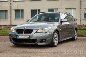 Grey BMW 530 2007 in Jelgava, with an engine capacity of 3.00 L and mileage of 323 thousand km for 4200 €, photo 4 on AUTOMOTO.COM.LV