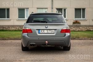 Grey BMW 530 2007 in Jelgava, with an engine capacity of 3.00 L and mileage of 323 thousand km for 4200 €, photo 6 on AUTOMOTO.COM.LV