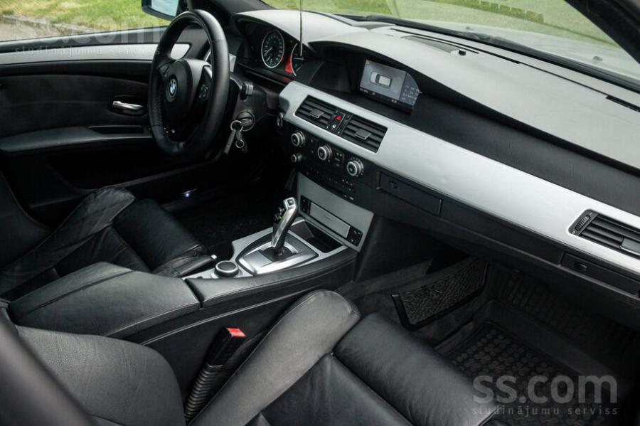 Grey BMW 530 2007 in Jelgava, with an engine capacity of 3.00 L and mileage of 323 thousand km for 4200 €, photo 8 on AUTOMOTO.COM.LV
