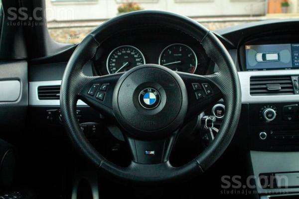 Grey BMW 530 2007 in Jelgava, with an engine capacity of 3.00 L and mileage of 323 thousand km for 4200 €, photo 10 on AUTOMOTO.COM.LV