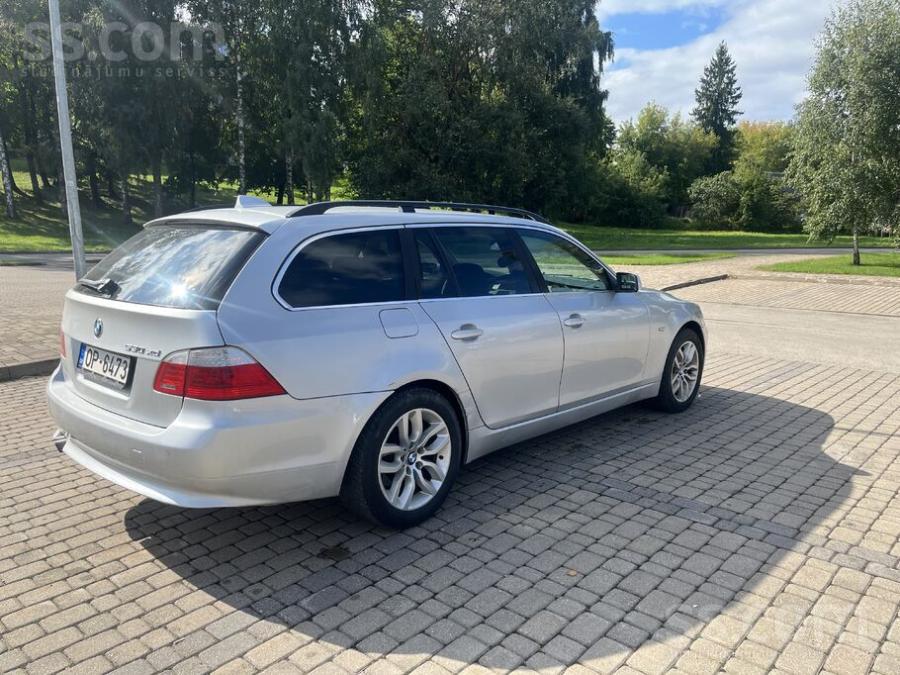 Grey BMW 530 2007 in Rezekne, with an engine capacity of 3.00 L and mileage of 258 thousand km for 3950 €, photo 5 on AUTOMOTO.COM.LV