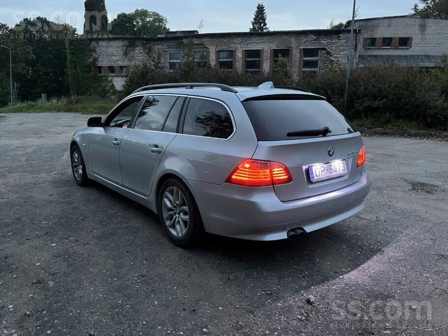 Grey BMW 530 2007 in Rezekne, with an engine capacity of 3.00 L and mileage of 258 thousand km for 3700 €, photo 5 on AUTOMOTO.COM.LV