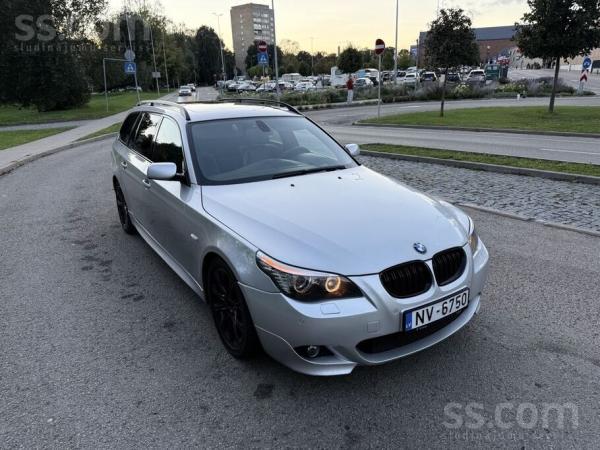 Grey BMW 530 2007 in Riga, with an engine capacity of 3.00 L and mileage of 0 thousand km for 4900 €, photo 1 on AUTOMOTO.COM.LV