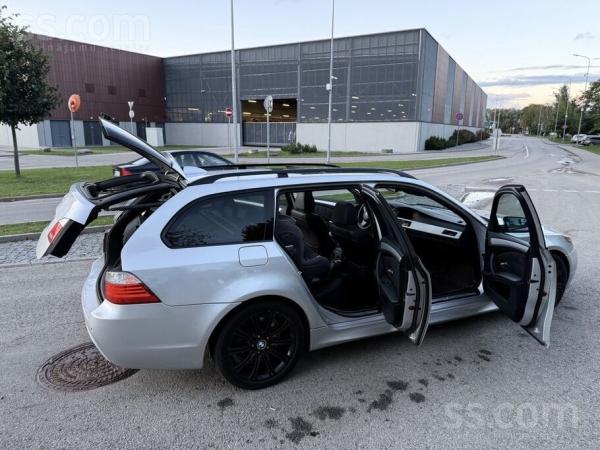 Grey BMW 530 2007 in Riga, with an engine capacity of 3.00 L and mileage of 0 thousand km for 4900 €, photo 10 on AUTOMOTO.COM.LV