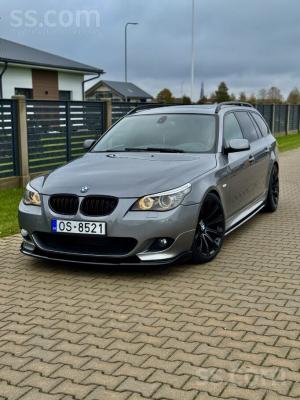 Grey BMW 530 2007 in Riga, with an engine capacity of 3.00 L and mileage of 307 thousand km for 7700 €, photo 1 on AUTOMOTO.COM.LV