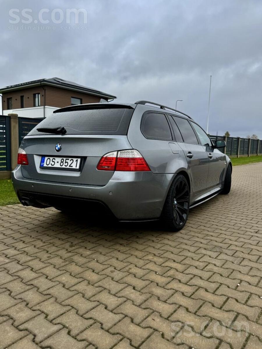 Grey BMW 530 2007 in Riga, with an engine capacity of 3.00 L and mileage of 307 thousand km for 7700 €, photo 7 on AUTOMOTO.COM.LV