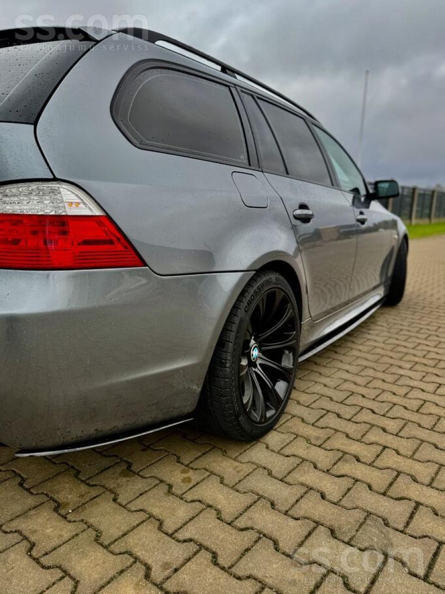 Grey BMW 530 2007 in Riga, with an engine capacity of 3.00 L and mileage of 307 thousand km for 7700 €, photo 8 on AUTOMOTO.COM.LV