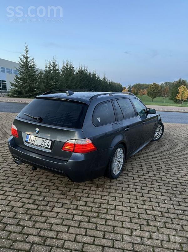 Grey BMW 530 2007 in Saldus, with an engine capacity of 3.00 L and mileage of 460 thousand km for 6000 €, photo 10 on AUTOMOTO.COM.LV