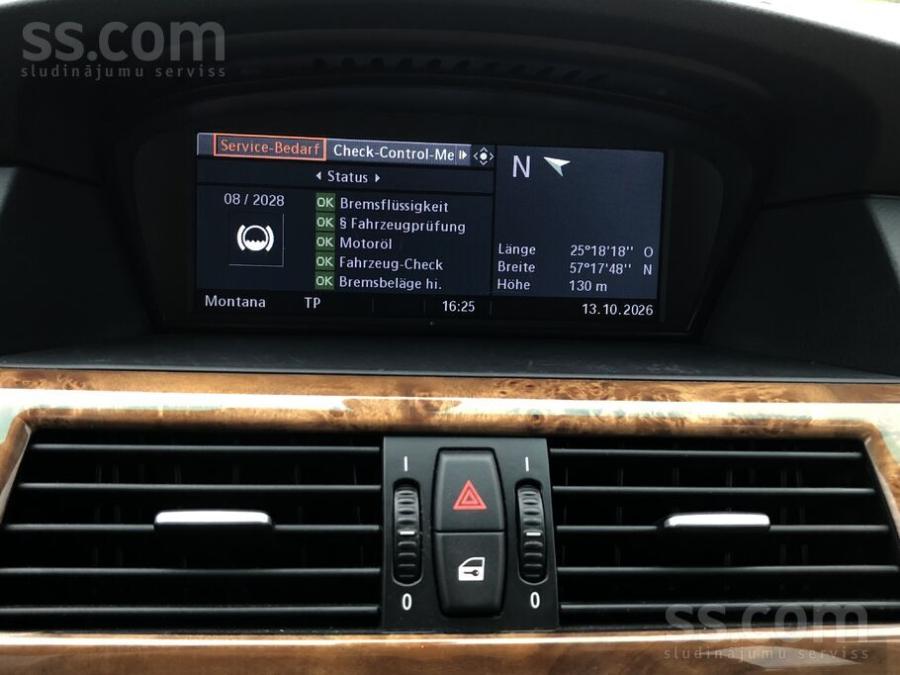 Серый БМВ 530 2007 в Цесис, объемом двигателя 3.00 л и пробегом 0 тыс. км за 4900 €, фото 12 на AUTOMOTO.COM.LV