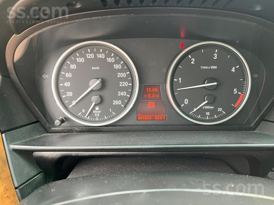 Pelēks BMW 530 2008 Cēsis, ar dzinēja tilpumu 3.00 L un nobraukumu 355 tūkst. km par 5499 €, foto 12 vietnē AUTOMOTO.COM.LV