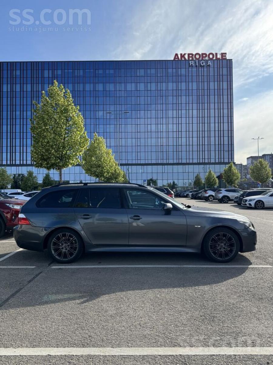 Grey BMW 530 2008 in Riga, with an engine capacity of 3.00 L and mileage of 406 thousand km for 4550 €, photo 2 on AUTOMOTO.COM.LV