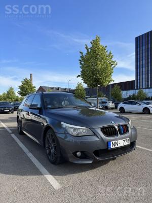 Grey BMW 530 2008 in Riga, with an engine capacity of 3.00 L and mileage of 406 thousand km for 4550 €, photo 3 on AUTOMOTO.COM.LV