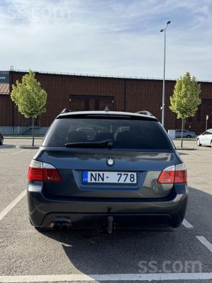 Grey BMW 530 2008 in Riga, with an engine capacity of 3.00 L and mileage of 406 thousand km for 4550 €, photo 5 on AUTOMOTO.COM.LV