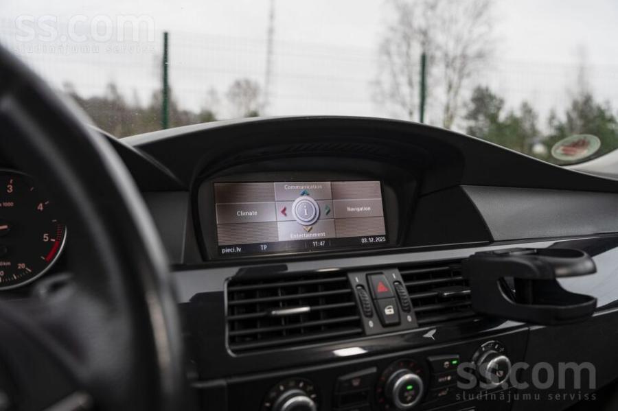 Grey BMW 530 2008 in Riga, with an engine capacity of 3.00 L and mileage of 295 thousand km for 7690 €, photo 19 on AUTOMOTO.COM.LV