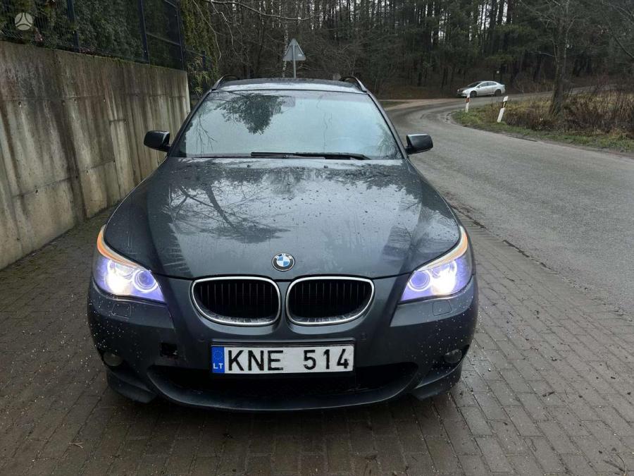 Grey BMW 530 2008 in Vilnius, with an engine capacity of 3.00 L and mileage of 470 thousand km for 3250 €, photo 3 on AUTOMOTO.COM.LV