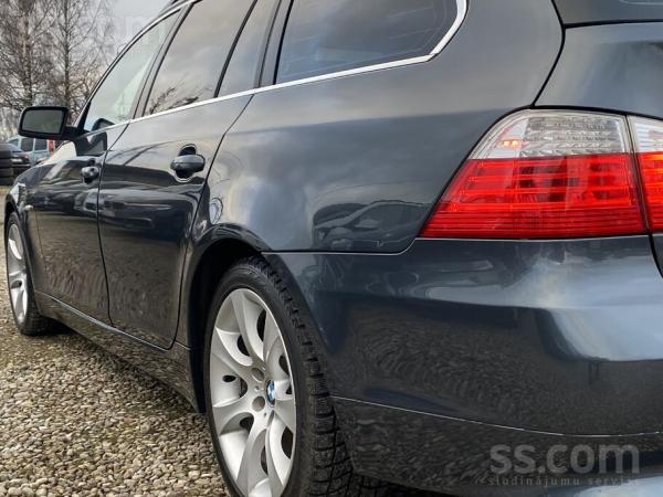 Grey BMW 530 2008 in Riga, with an engine capacity of 3.00 L and mileage of 0 thousand km for 7190 €, photo 8 on AUTOMOTO.COM.LV