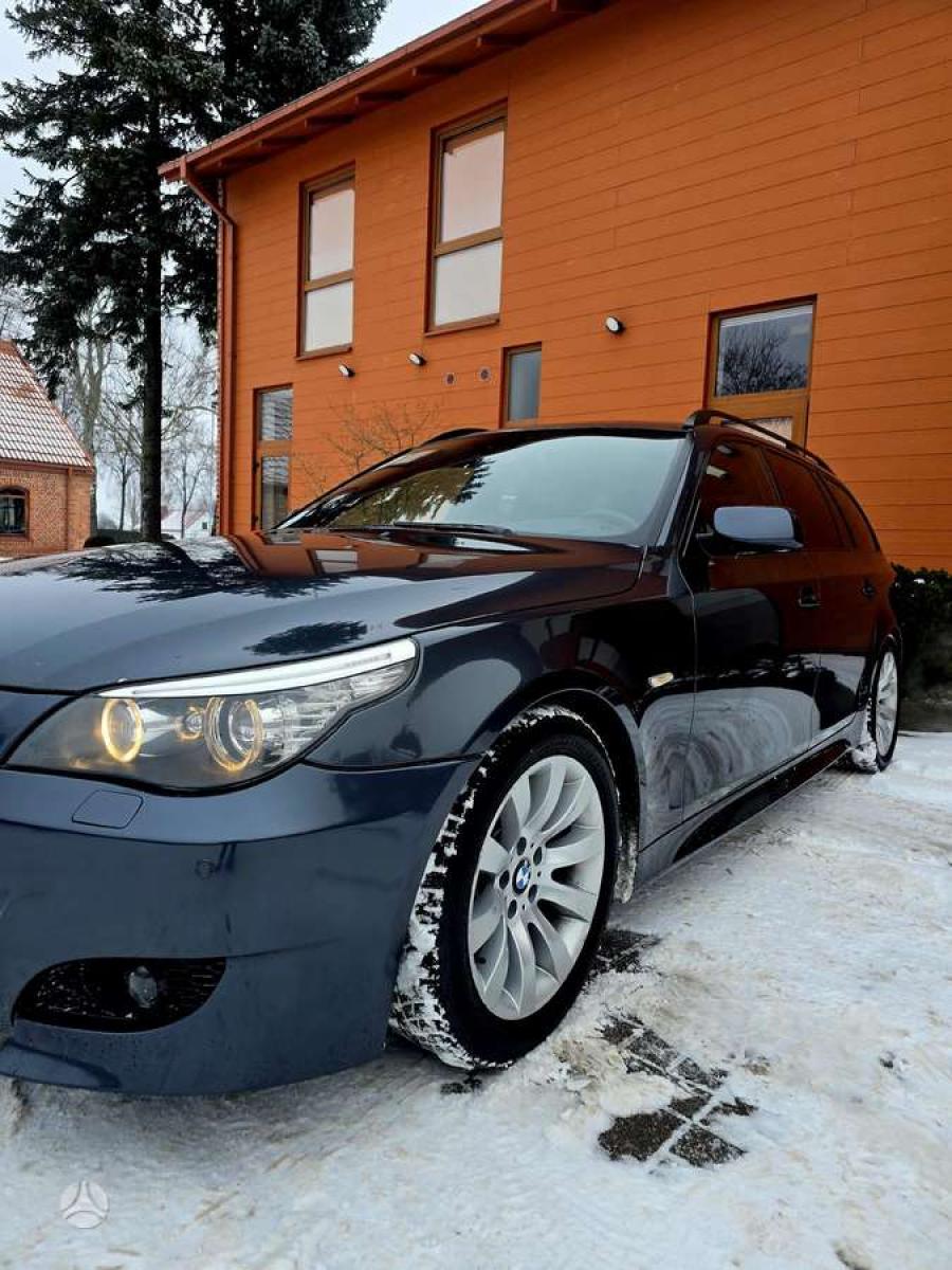 Grey BMW 530 2008 in Marijampole, with an engine capacity of 2.99 L and mileage of 295 thousand km for 5750 €, photo 10 on AUTOMOTO.COM.LV