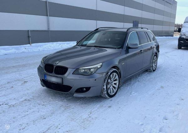 Grey BMW 530 2008 in Siauliai, with an engine capacity of 2.99 L and mileage of 331 thousand km for 3750 €, photo 1 on AUTOMOTO.COM.LV