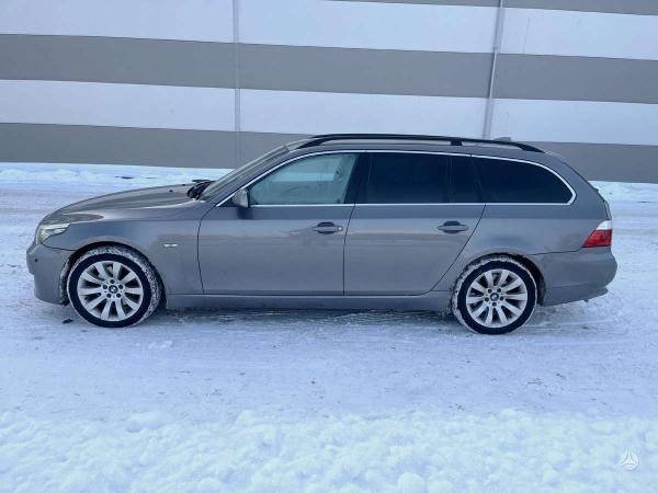 Grey BMW 530 2008 in Siauliai, with an engine capacity of 2.99 L and mileage of 331 thousand km for 3750 €, photo 3 on AUTOMOTO.COM.LV