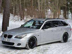 Pelēks BMW 530 2008 Viļņa, ar dzinēja tilpumu 2.99 L un nobraukumu 299 tūkst. km par 4800 €, foto  vietnē AUTOMOTO.COM.LV
