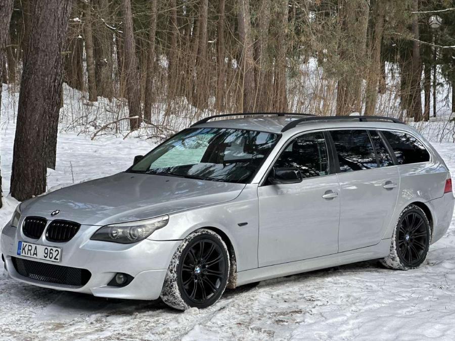 Pelēks BMW 530 2008 Viļņa, ar dzinēja tilpumu 2.99 L un nobraukumu 299 tūkst. km par 4800 €, foto 1 vietnē AUTOMOTO.COM.LV