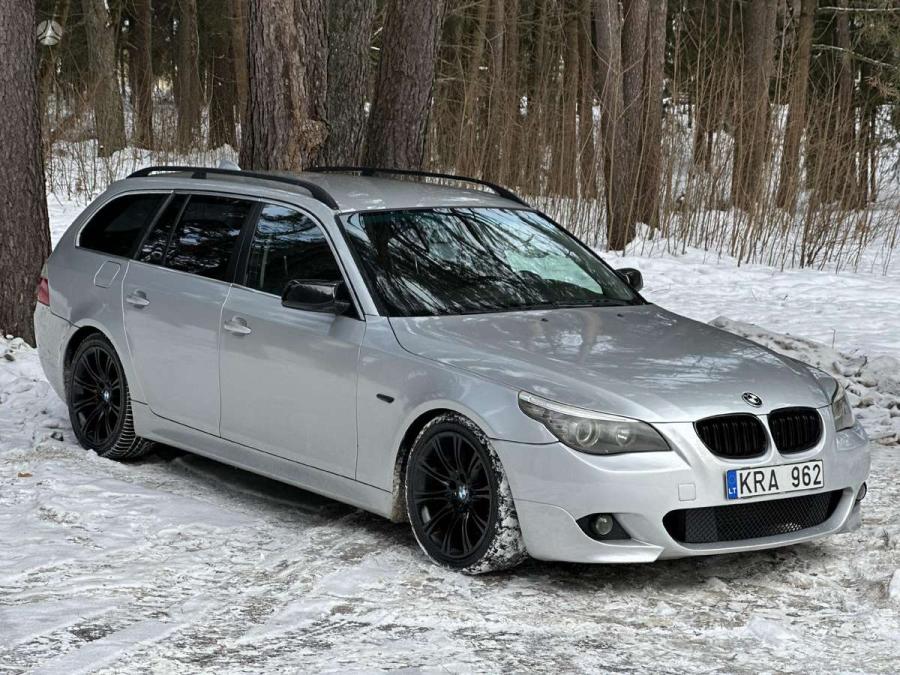 Pelēks BMW 530 2008 Viļņa, ar dzinēja tilpumu 2.99 L un nobraukumu 299 tūkst. km par 4800 €, foto 2 vietnē AUTOMOTO.COM.LV