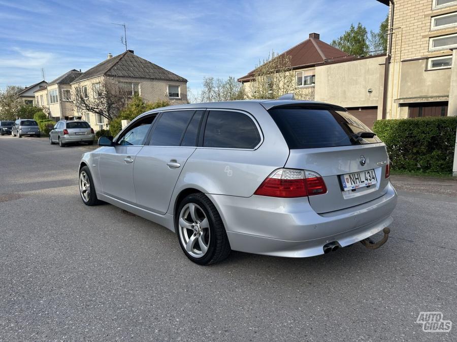 Grey BMW 530 2008 in Utena, with an engine capacity of 3.00 L and mileage of 419 thousand km for 3400 €, photo 4 on AUTOMOTO.COM.LV