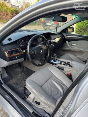 Grey BMW 530 2008 in Utena, with an engine capacity of 3.00 L and mileage of 419 thousand km for 3400 €, photo 12 on AUTOMOTO.COM.LV