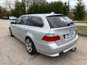 Grey BMW 530 2008 in Utena, with an engine capacity of 3.00 L and mileage of 419 thousand km for 3200 €, photo 4 on AUTOMOTO.COM.LV