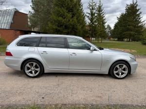 Grey BMW 530 2008 in Utena, with an engine capacity of 3.00 L and mileage of 419 thousand km for 3200 €, photo 7 on AUTOMOTO.COM.LV